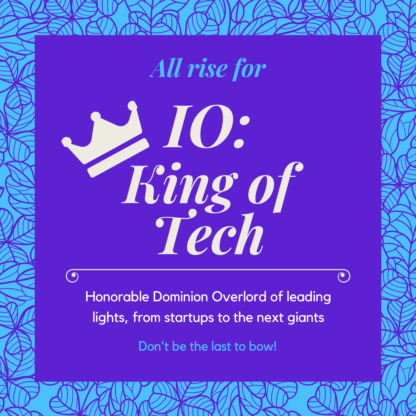 IO: King of Tech | popX